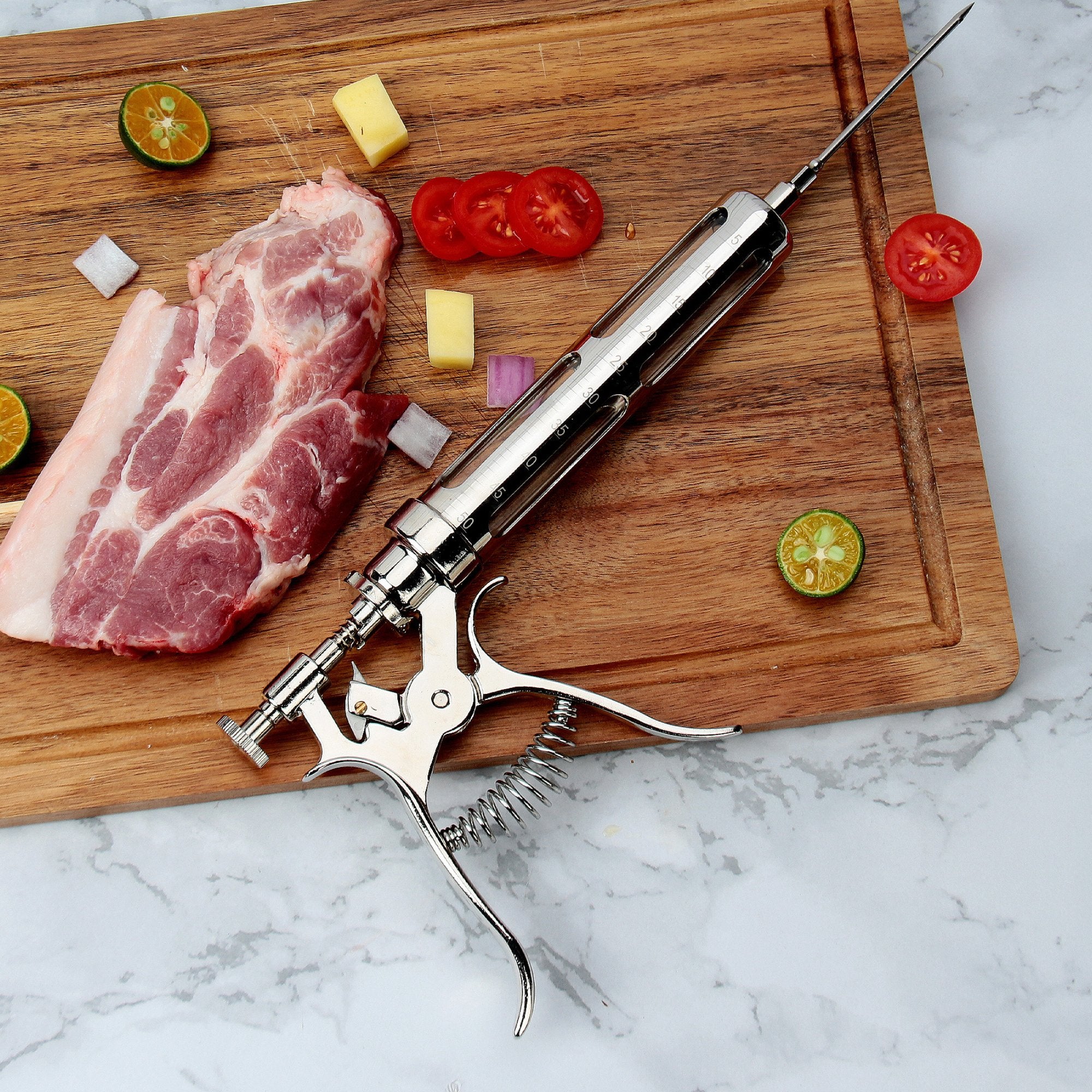 Master the Art of Flavor: Commercial Turkey Marinade Injector – Iron ...