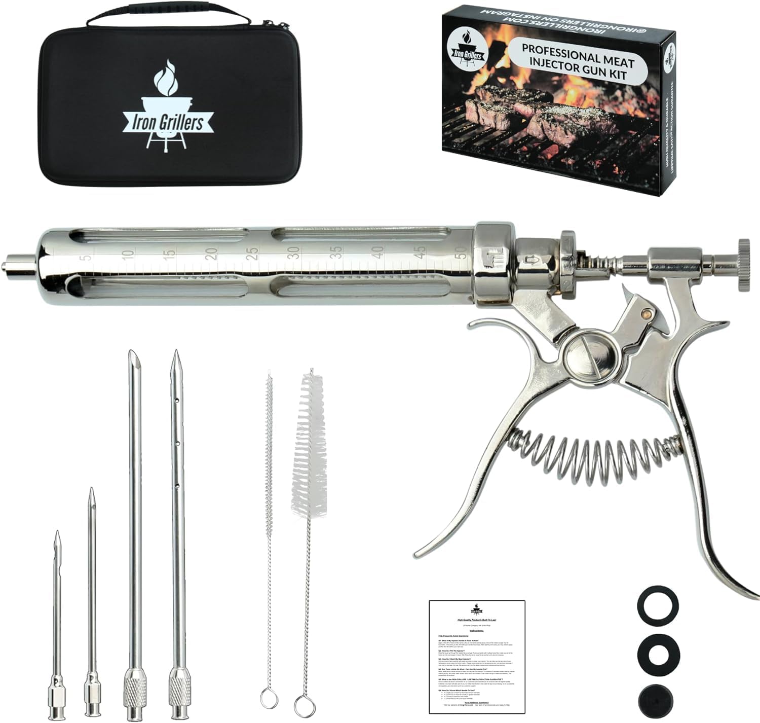 Iron Grillers ™ | Shop Professional Meat Injector Syringe Kits